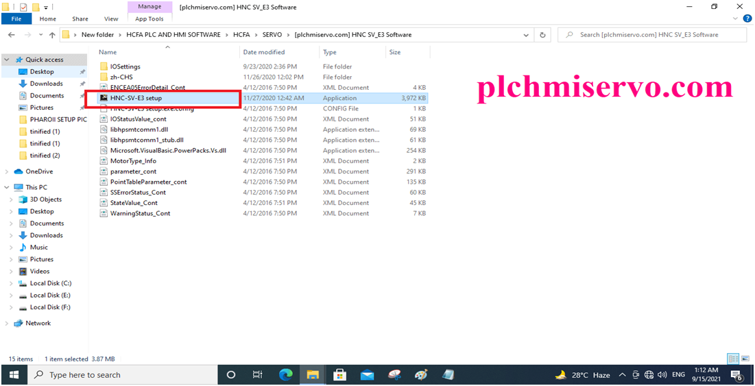 [Download] HNC SV-E3 V2.0.1 HNC Servo Software Real