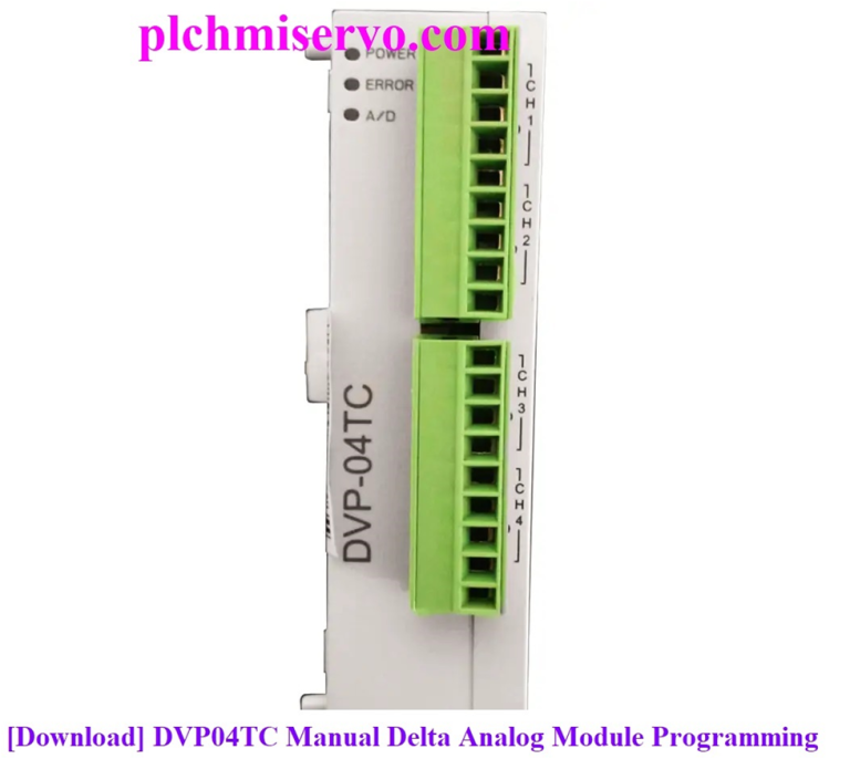 [Download] DVP04TC Manual Delta Analog Module Programming