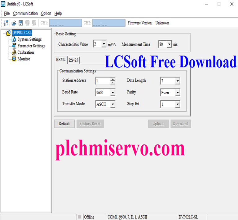 [Download] Delta LCSoft V1.13 Delta Loadcell Calibration Software