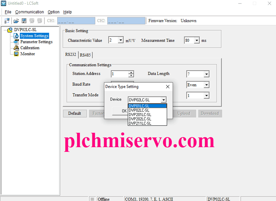 [Download] Delta LCSoft V1.13 Delta Loadcell Calibration Software