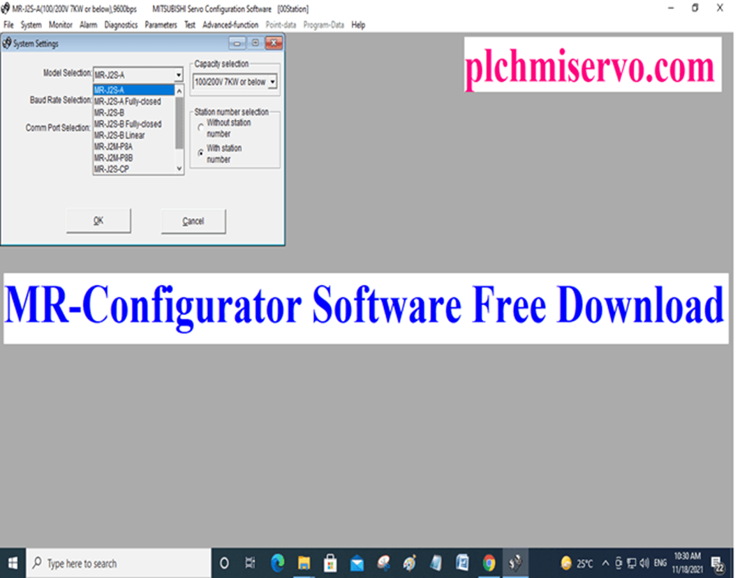 [Download] MR Configurator Mitsubishi J2/J2S Servo Software