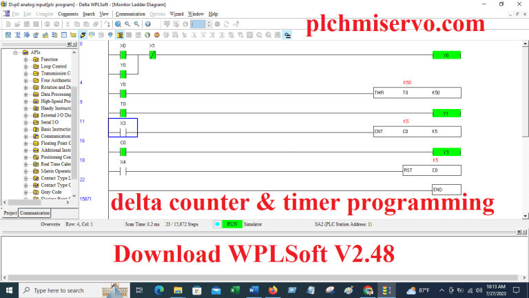 Download WPLSoft V2.48 Delta PLC Programming Software