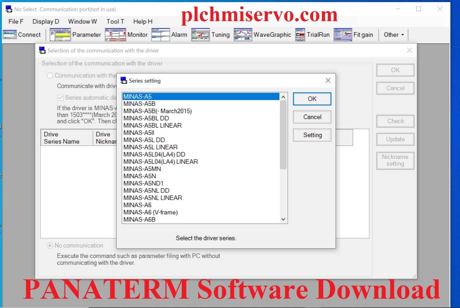 PANATERM Software Download